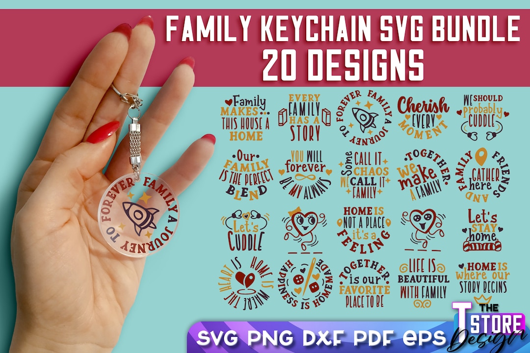 Family Keychain SVG Bundle | Funny Keychain Quotes SVG - Etsy