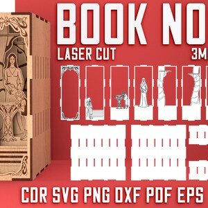 Book Nook SVG Design | Laser Cut Files | CNC Files - Etsy
