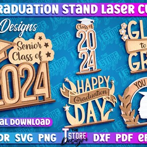 Graduation Stand Lasercut, Personalized Graduation Gift, Personalized ...