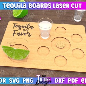 Tequila Shot Boards Lasercut Bundle, Tequila Trays Laser Cut, Tequila ...