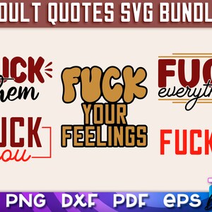 Adult Quotes SVG Bundle | Sarcastic SVG Design | Adult SVG Design V.1 ...