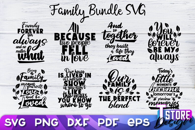 Family SVG Bundle Family Sayings Family Quotes SVG - Etsy