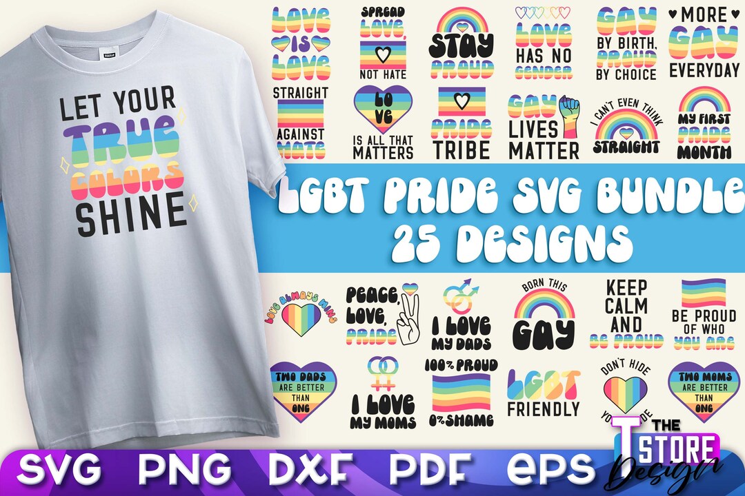 LGBT Pride SVG Bundle Lgbt Pride Quotes SVG I'm Proud Svg - Etsy