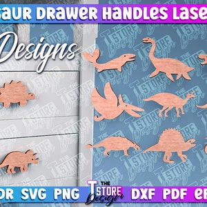 Dinosaur Drawer Handles | Dino Drawer Knobs | Dinosaur Drawer Handles ...