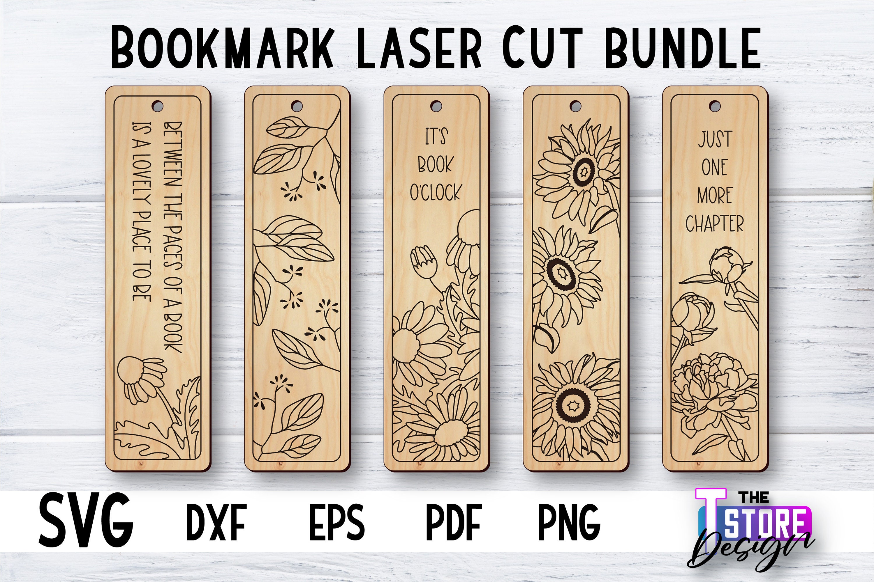 Bookmark Laser Cut Bookmark SVG Design Laser Cut Files - Etsy Australia