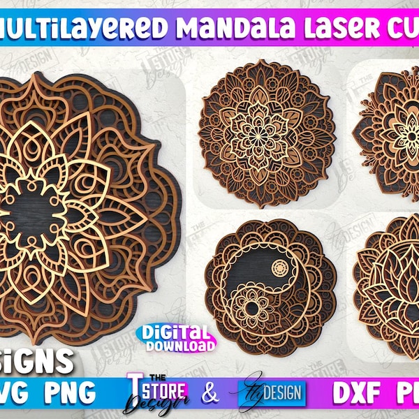 Multilayer Mandala - Etsy