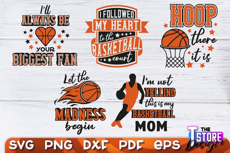 Basketball Quotes SVG Bundle Funny SVG Design Quotes SVG - Etsy