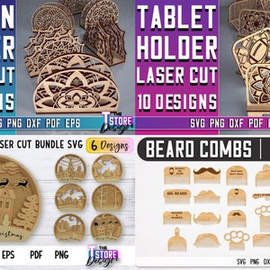 Laser Cut Mega Bundle SVG CNC Files Engraving SVG Design Laser Huge ...