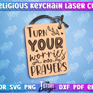 Religious Keychain Laser Cut Files | Religious Faith Gifts | Christian ...