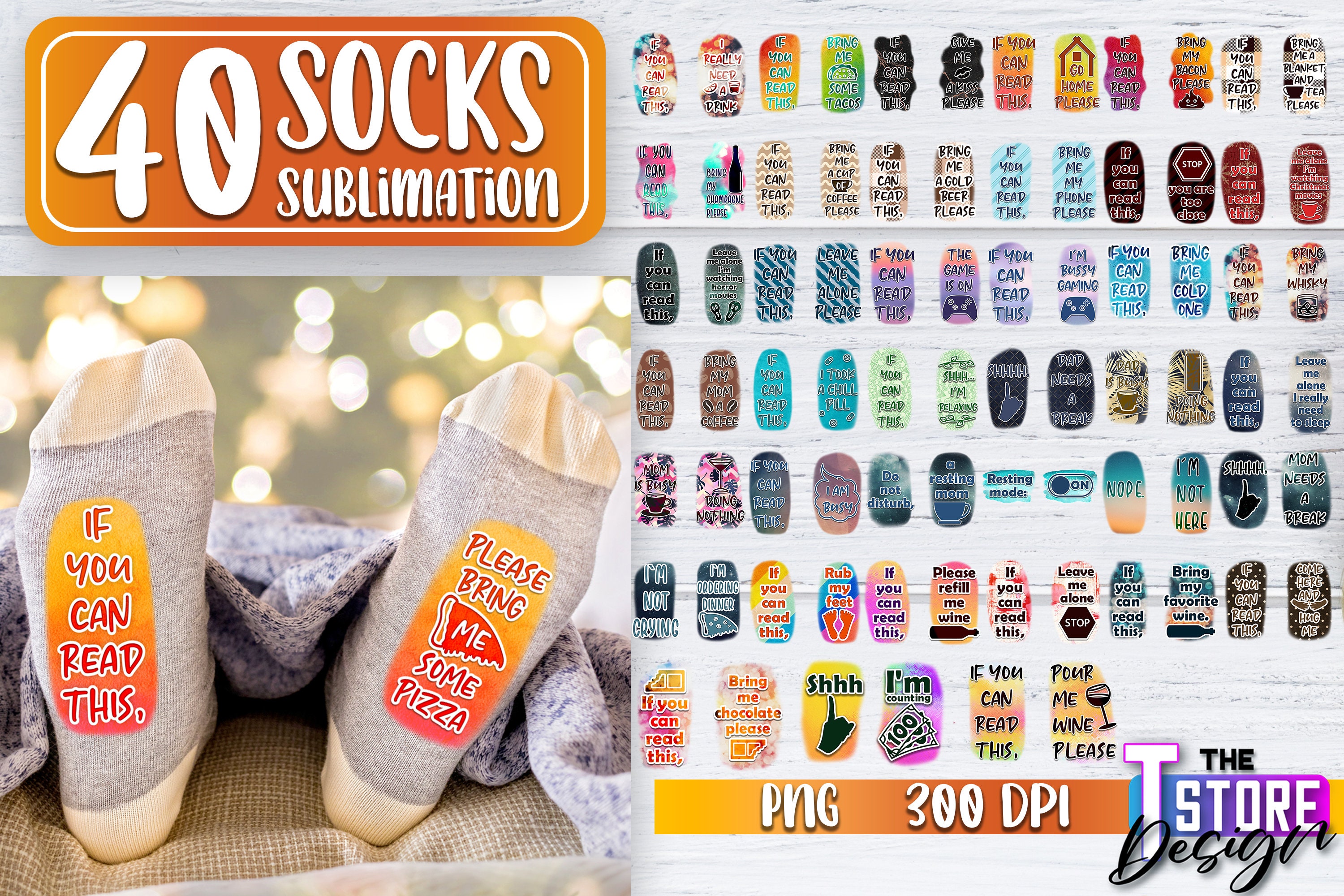 Funny Socks Quotes Sublimation Bundle Funny Sublimation - Etsy