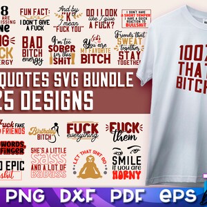 Adult Quotes SVG Bundle | Sarcastic SVG Design | Adult SVG Design V.1 ...