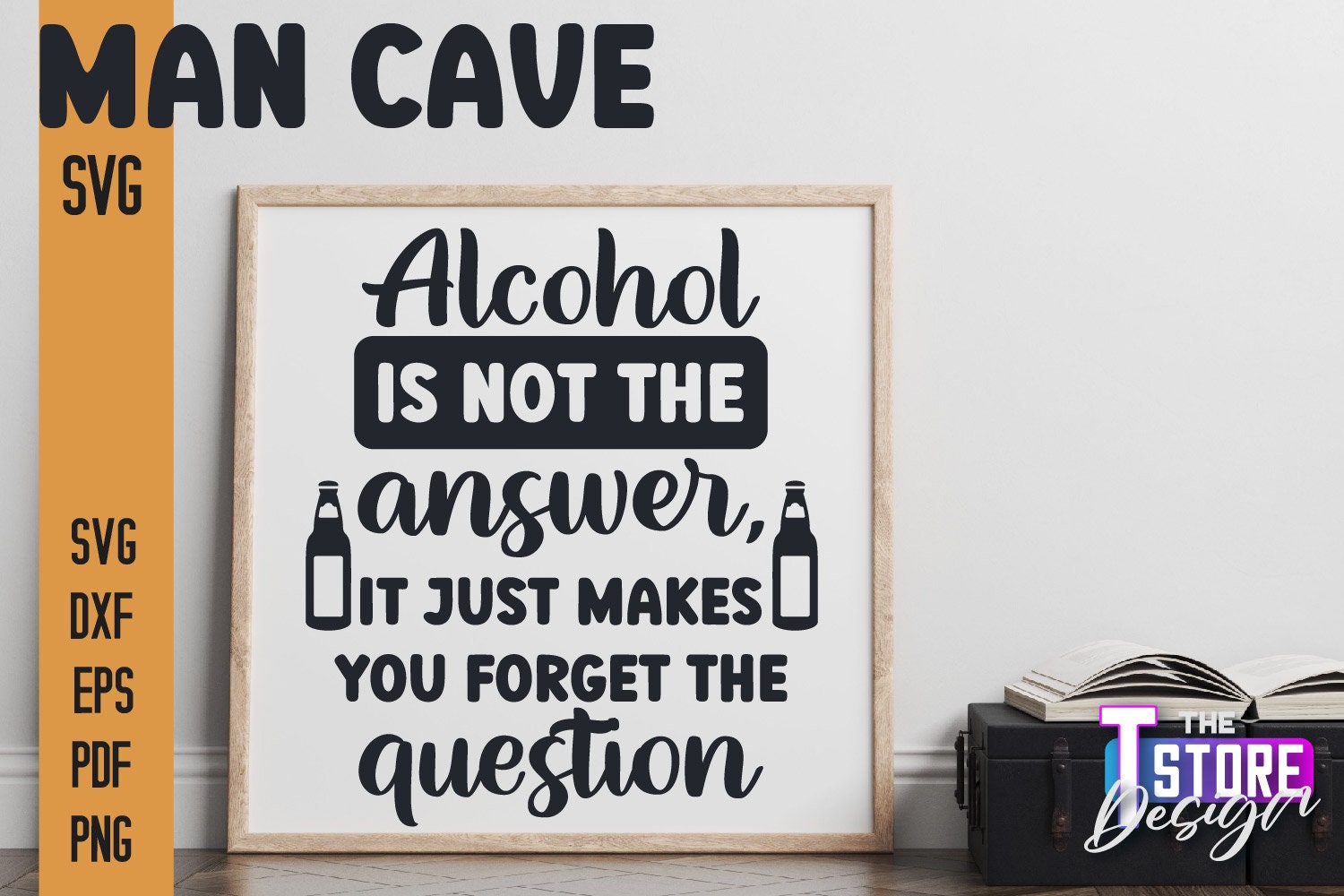 Man Cave Quotes SVG Bundle | Man Rules SVG Design | Funny Man Sayings ...