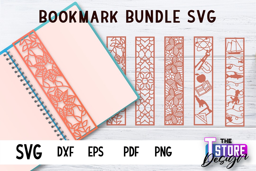 Bookmark SVG Bundle | Book Lover SVG | Book Nook SVG - Etsy