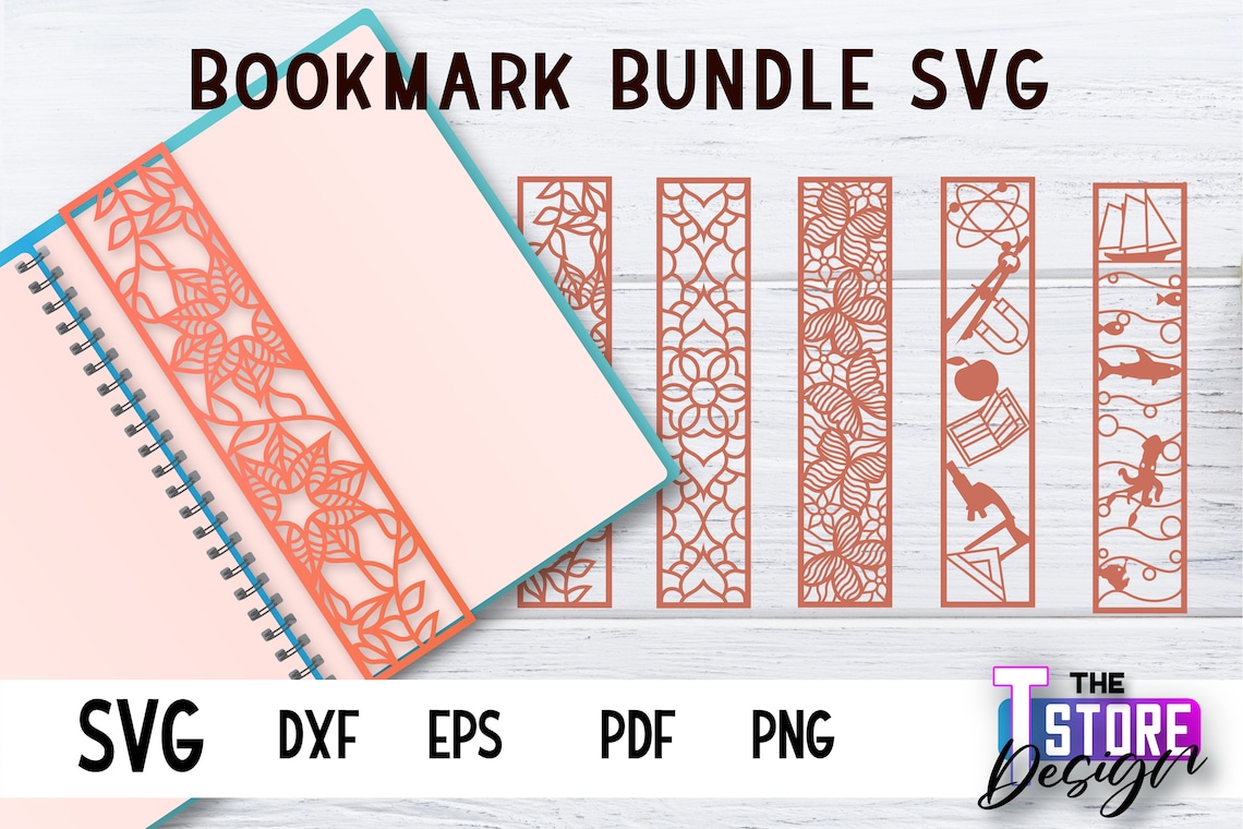 Bookmark SVG Bundle Book Lover SVG Book Nook SVG - Etsy
