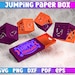 Jumping Paper Box SVG Bundle | Paper Crafts |pop up Gift Box SVG ...