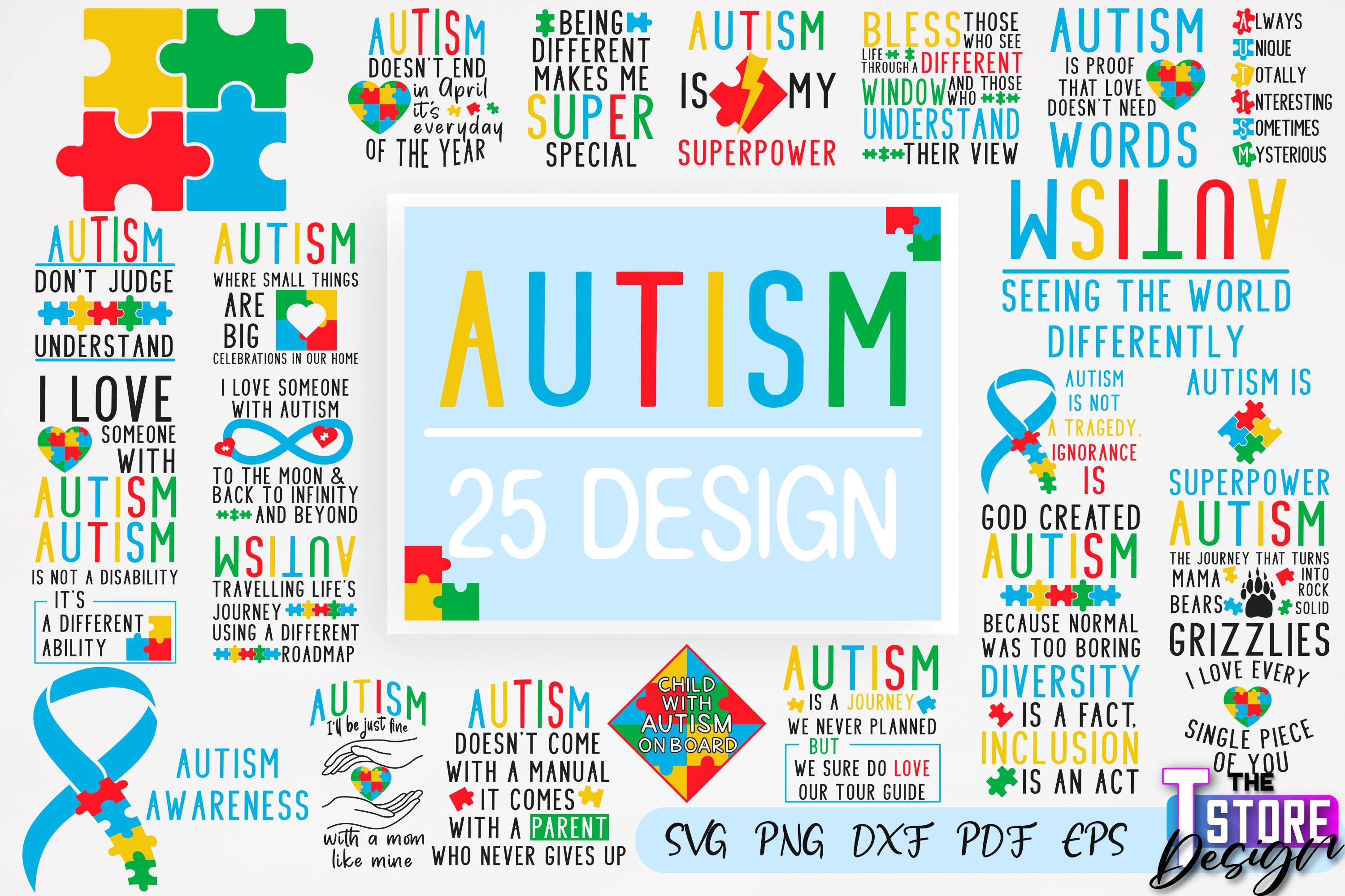Autism SVG Bundle Autism Awareness SVG Autism SVG Quotes - Etsy