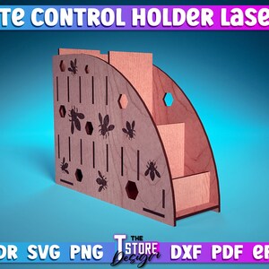 Remote Control Holder Laser Cut Bundle | Home SVG Design | Laser Cut ...