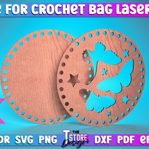 Base for Crochet Laser Cut SVG Bundle | Crochet SVG Design | CNC Files ...