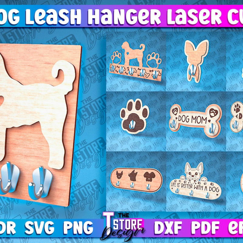 Leash Holder Svg - Etsy