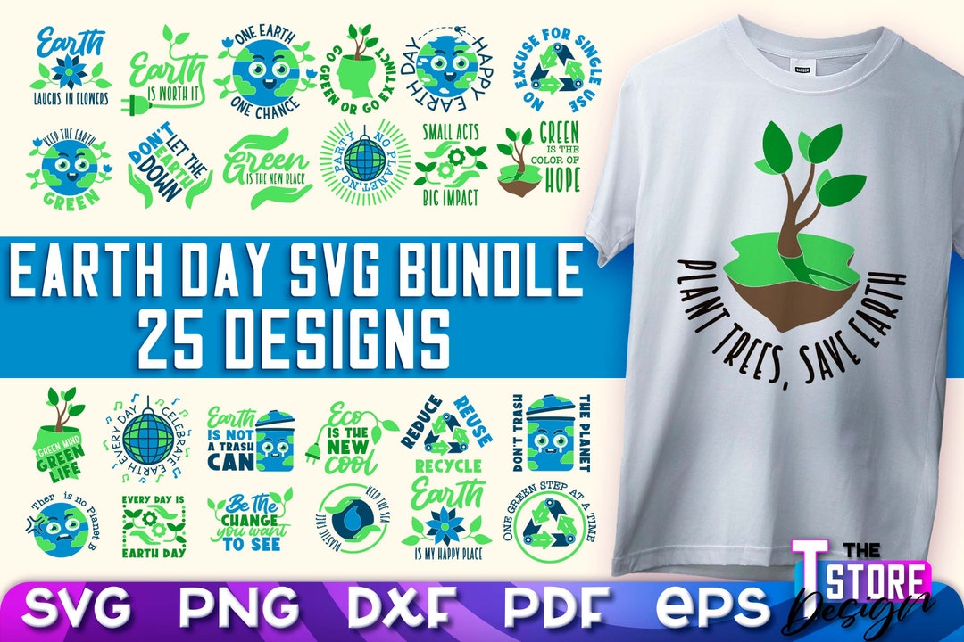 Earth Day SVG Bundle Earth Day Quotes SVG Earth Day SVG Design - Etsy
