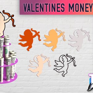Valentine's Money Cake SVG Bundle Money Holder SVG Design Paper Crafts ...