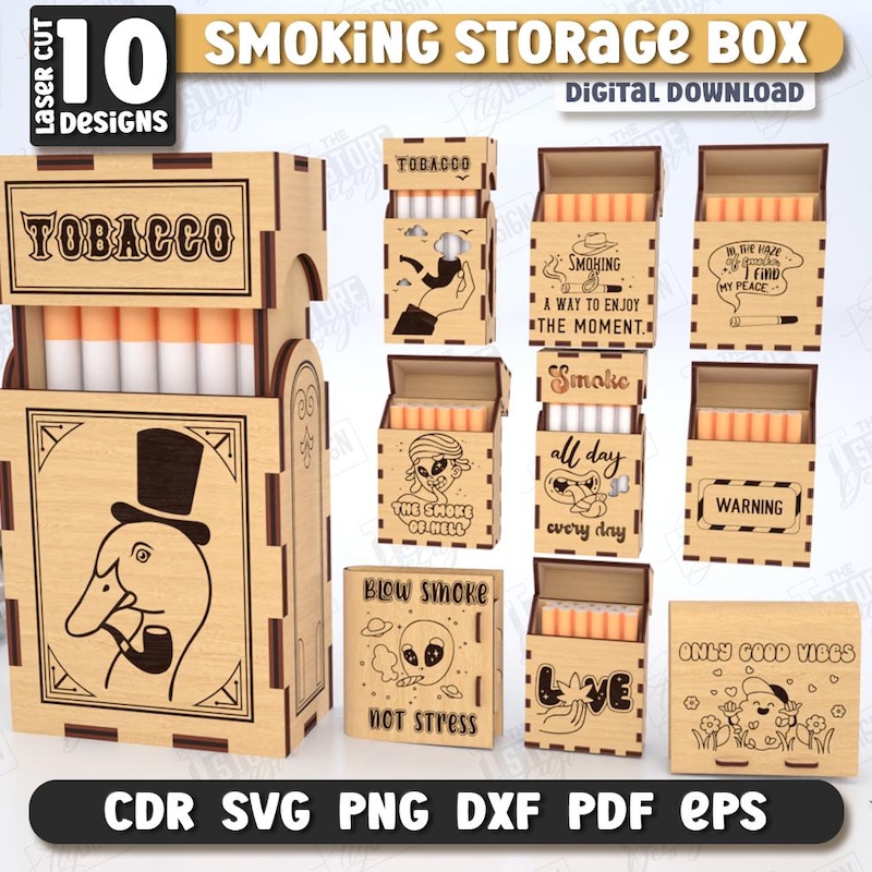 Wooden Digital Stash Box - Etsy