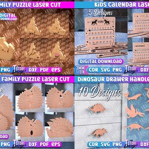 Kids Laser Cut Mega Bundle | 115 Children Laser Cut Designs | 3D Laser ...