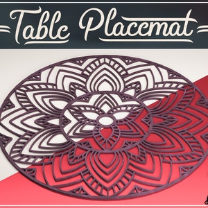 Table Placemat SVG Bundle | Kitchen Design SVG | Funny Quotes - Etsy