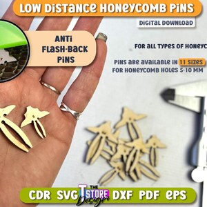 Laser Cut Tools Set | Honeycomb Bed Pins | Antiflashback Pin | Laser ...