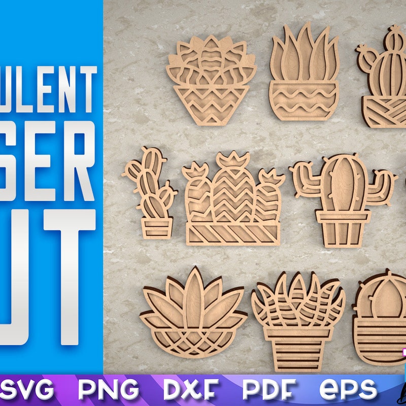 Succulent Svg - Etsy