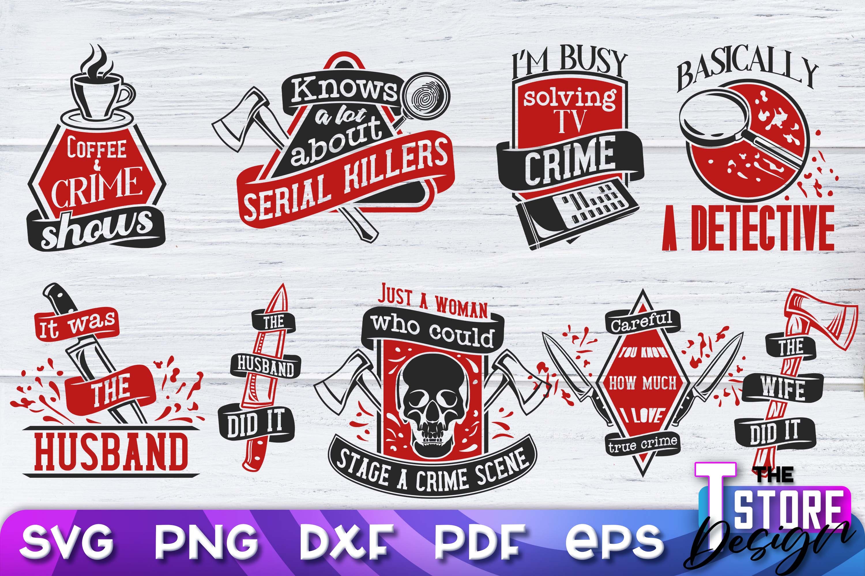 True Crime SVG Bundle Crime Scene SVG Crime Shows Quotes - Etsy Canada