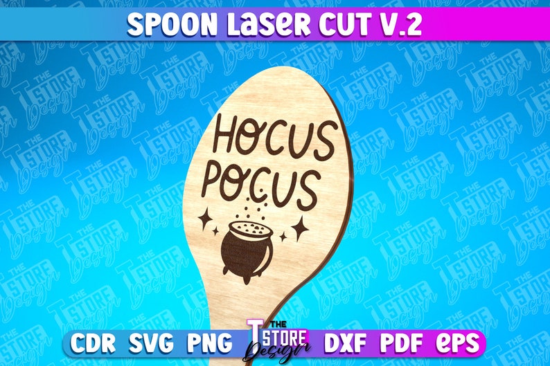 Spoon Laser Cut SVG Bundle | Spoon Engraving Quotes SVG Design ...