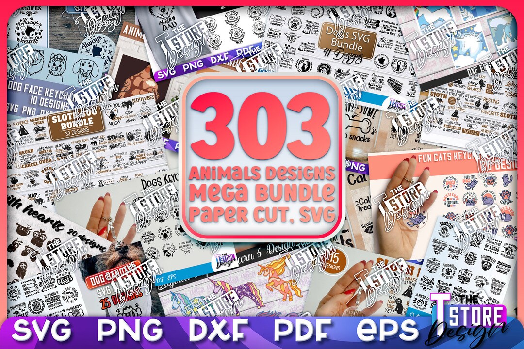 Animal SVG Design | Animals Mega Bundle | Animal Mega Pack | Huge SVG ...