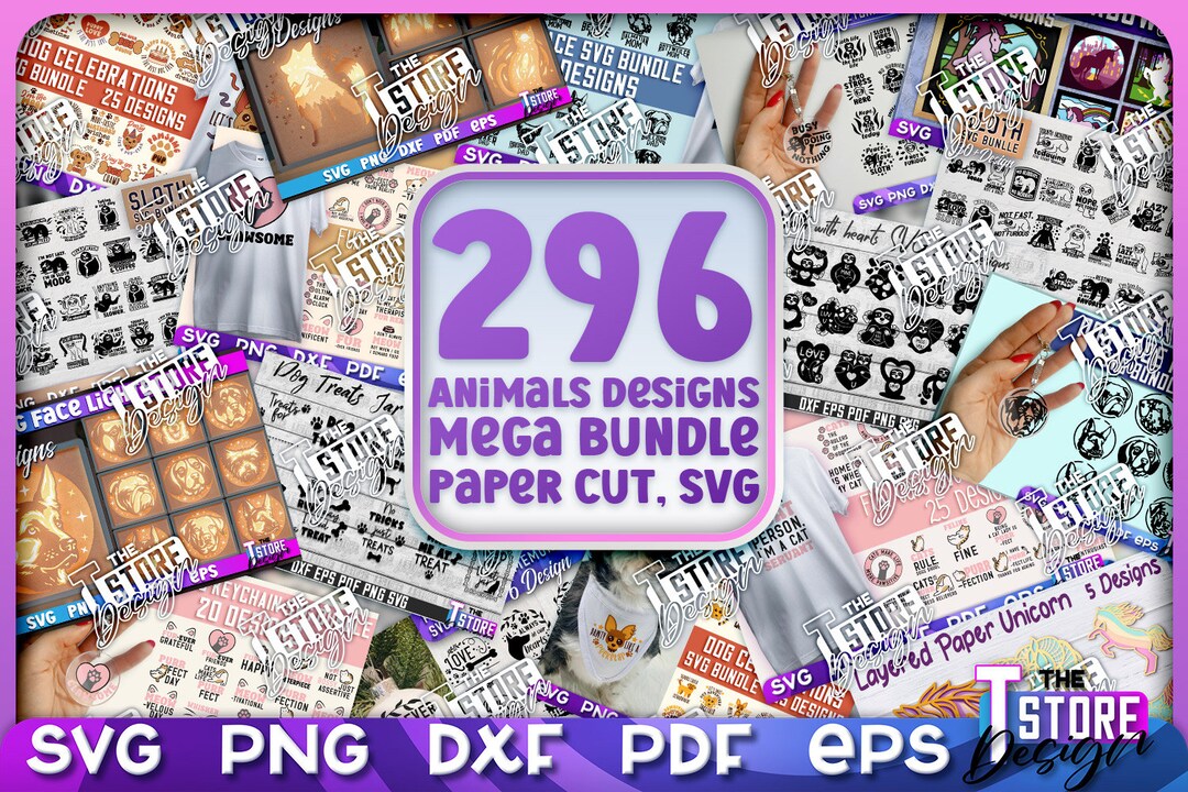 Animal SVG Mega Bundle | Animal Mega Pack | Huge SVG Bundle | Pet Love ...