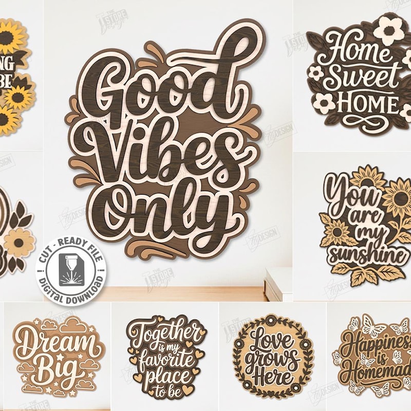 Inspirational Quotes 3d - Etsy