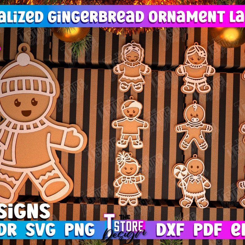 Gingerbread Ornament - Etsy