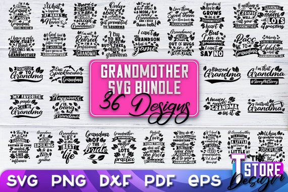 Grandma SVG Bundle Grandparents SVG Bundle Grandmother SVG - Etsy Canada