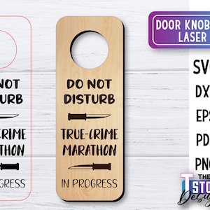Door Knob Hanger Laser Cut SVG Bundle | Door Knob Design | Funny Sayings - Etsy