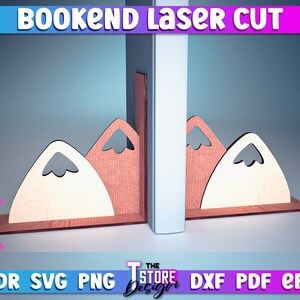 Bookend Laser Cut SVG Bundle |book SVG Design | Laser Cut Files - Etsy