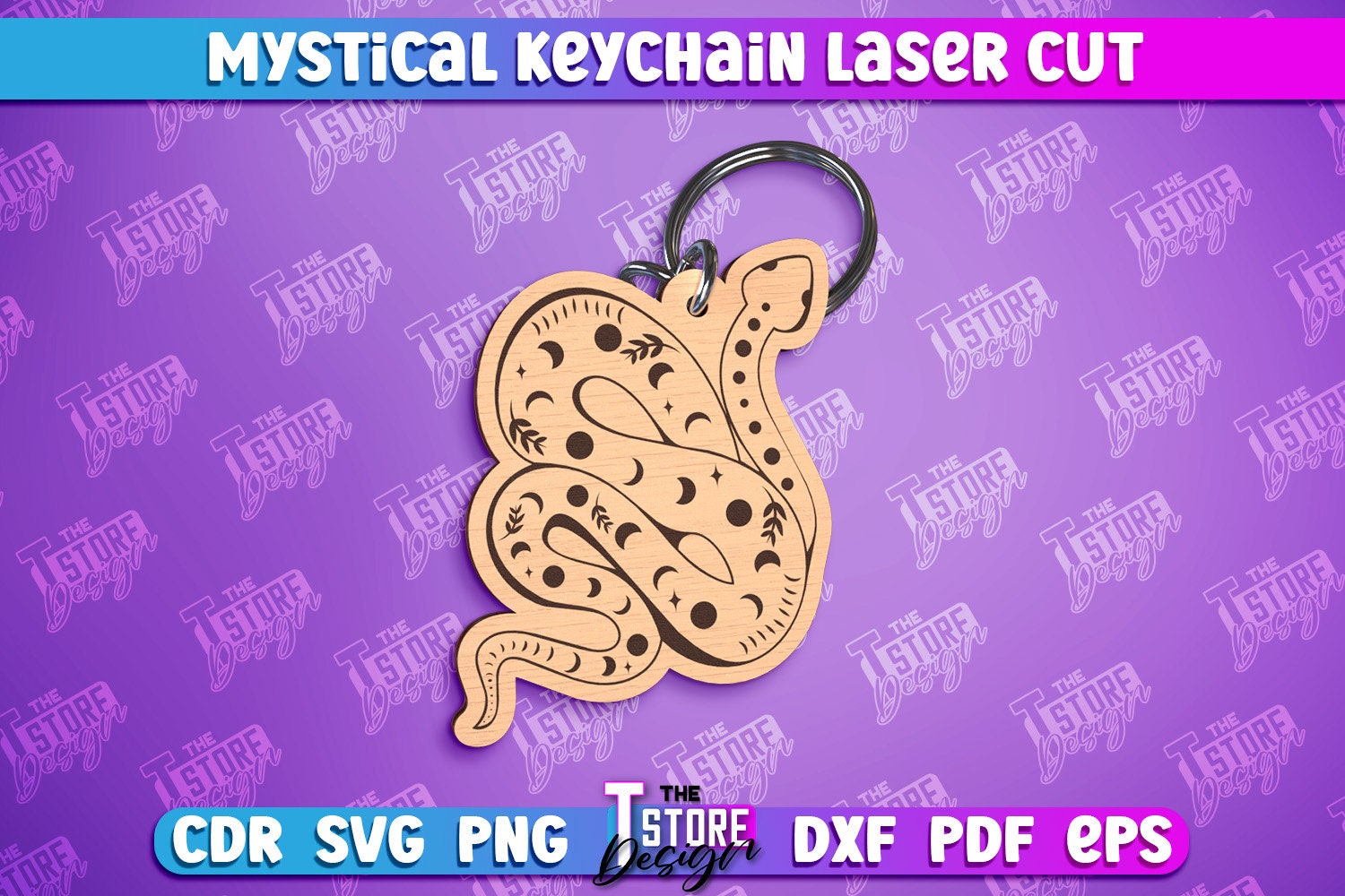 Mystical Keychain Laser Cut Files | Celestial Keychain Lasercut | Boho ...