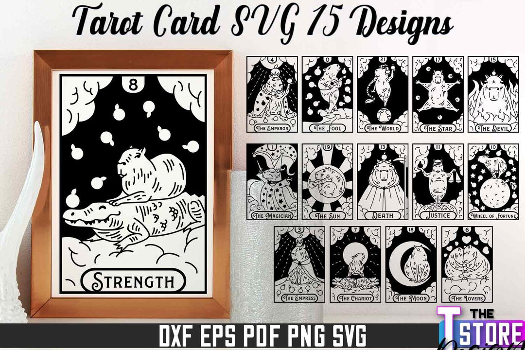 Tarot Cards SVG Bundle |tarot Cards Svg | Funny Tarot Bundle Svg ...
