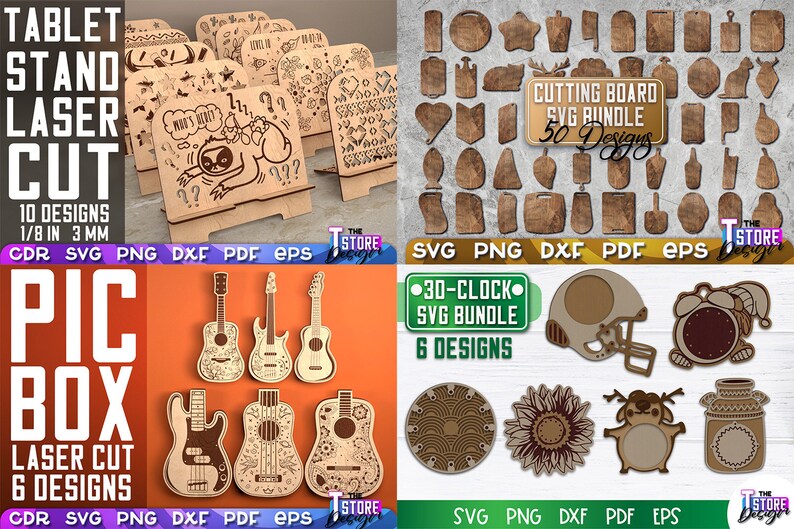 Laser Cut SVG Mega Bundle Engraving SVG CNC Files - Etsy