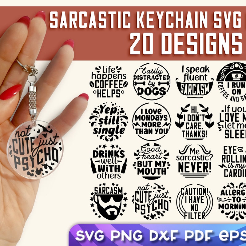 Keyring Svg Text - Etsy