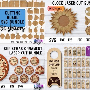 Laser Cut Mega Bundle SVG CNC Files Engraving SVG Design - Etsy