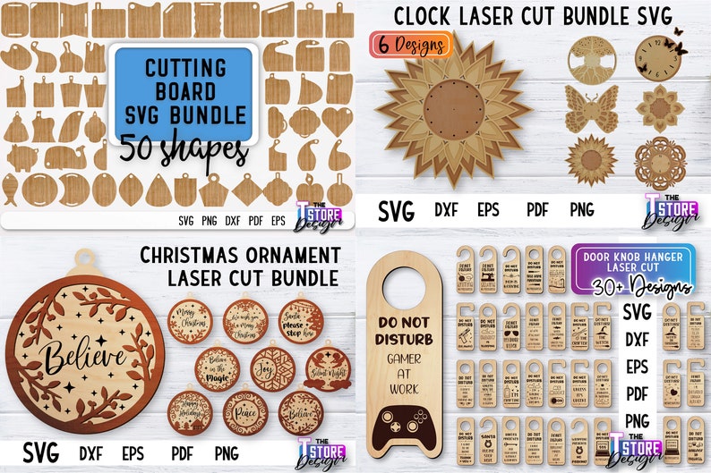 Laser Cut Mega Bundle SVG CNC Files Engraving SVG - Etsy