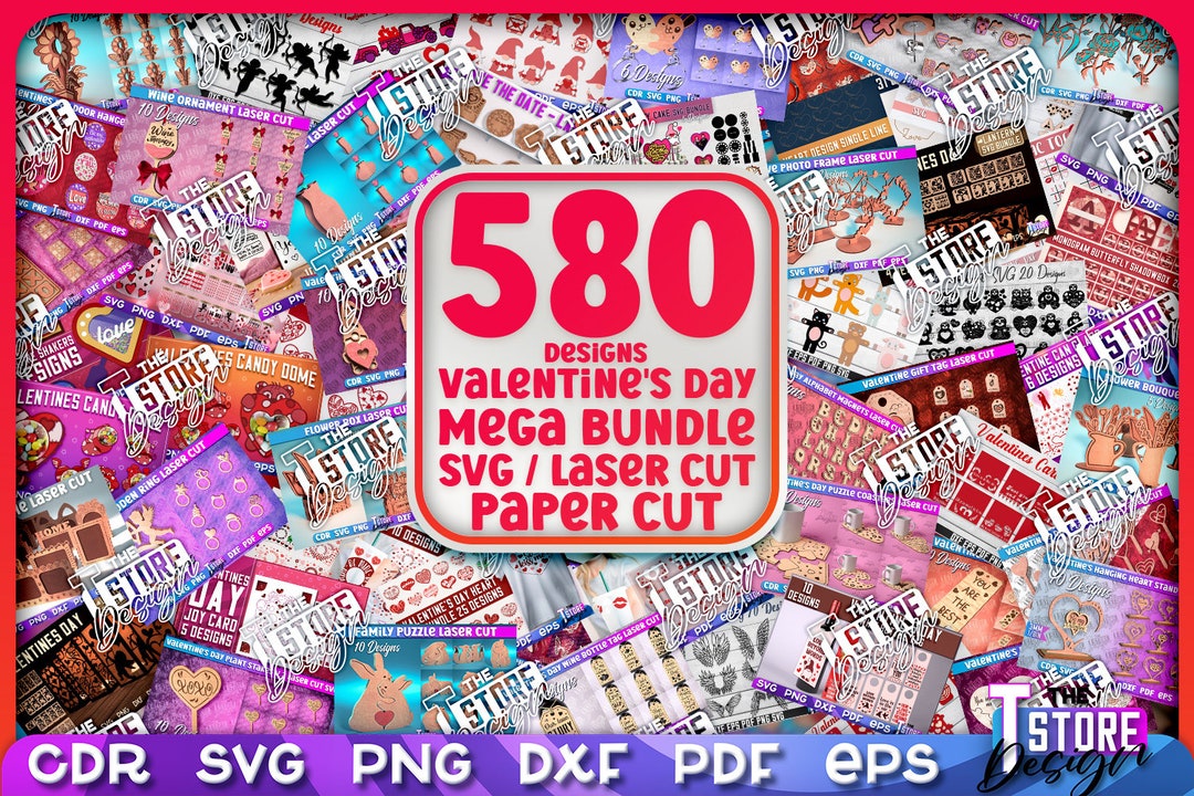 Huge Valentine's Mega Bundle | Mega Valentine's Day Laser Bundle | Mega ...