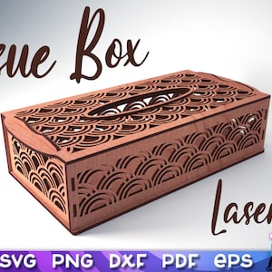 Tissue Box Laser Cut SVG Bundle | Tissue Box SVG Design | Laser Cut ...
