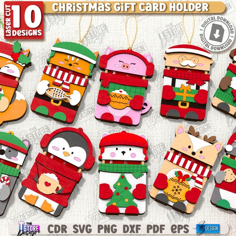 Multi Card Holder Svg - Etsy UK