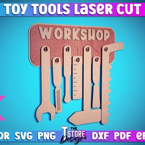 Toy Tools Laser Cut SVG | Toy Tools SVG Design | Baby Toys Laser Design ...