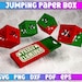 Jumping Paper Box SVG Bundle | Paper Crafts |pop up Gift Box SVG ...